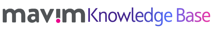 Mavim Manager | Mavim Knowledge Base
